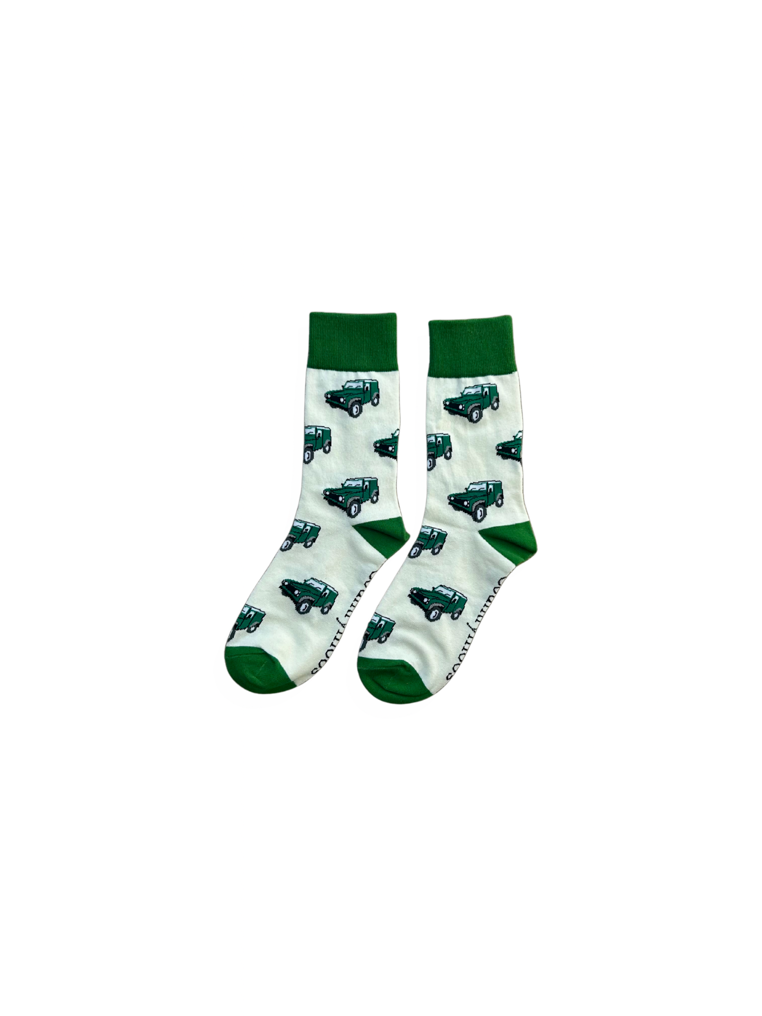 Green Land Rover Socks | Unisex | Outdoor Socks | Country Socks ...