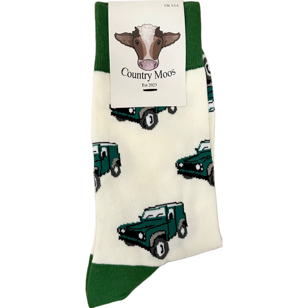 Land Rover Socks (Crew Style) – CountryMoos