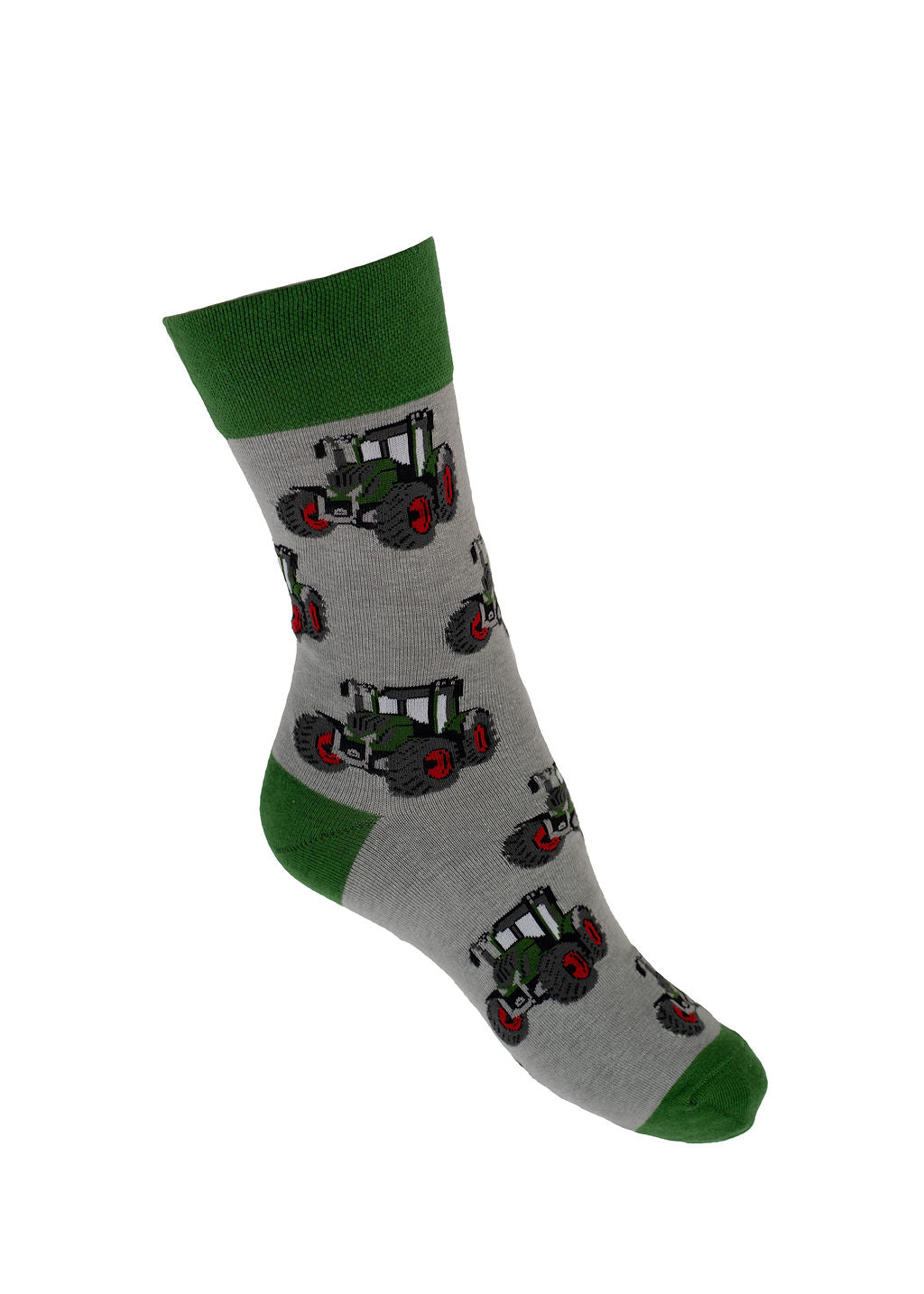 Dark Green Tractor Farm Socks | Work & Outdoor Socks | Premium Cotton ...